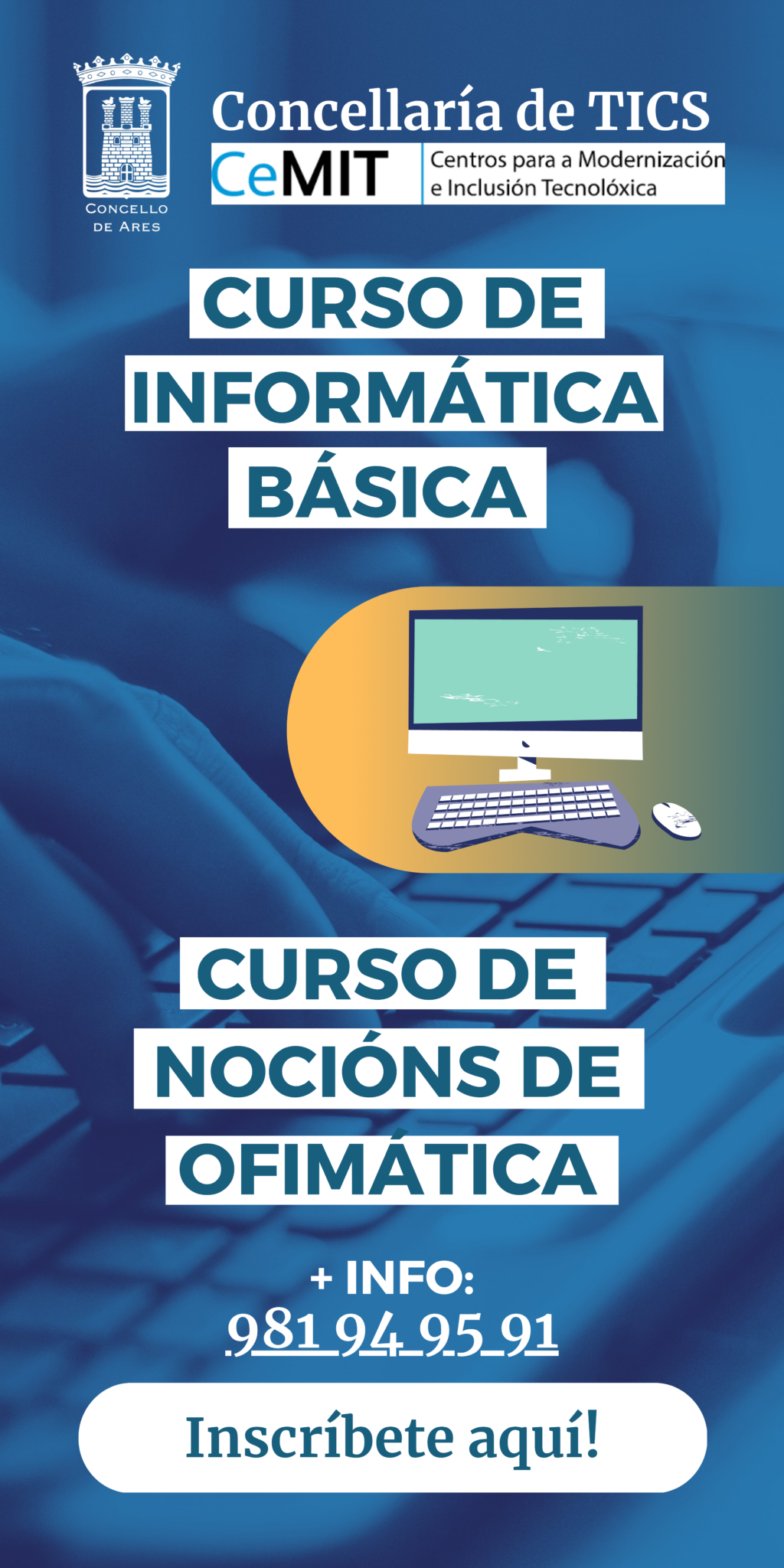 Cursos de informática básica e primeiros pasos na ofimática ...